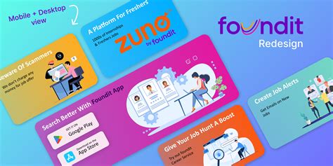 Foundit Redesign Mobile Desktop View Figma