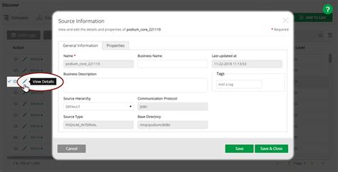 Discover Navigation And Properties Qlik Catalog Help