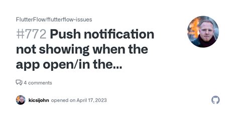 Push Notification Not Showing When The App Openin The Foreground