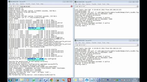 0612oracle10gr2rac612 Recover Corruptmissing Ocr And Voting Disk With No Backup20120206
