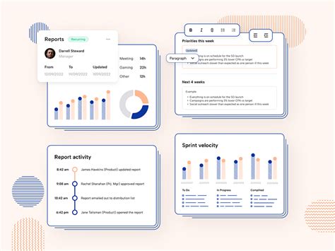 Agile Chart Elements By Dmytro Zelenko For Glow Ui Ux Design Agency