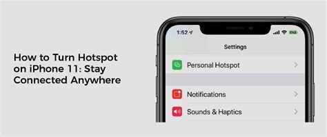 How To Turn Hotspot On IPhone Stay Connected Anywhere
