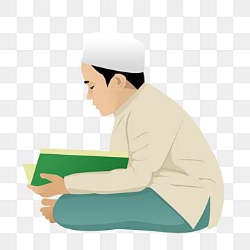 Gambar Santri Kecil Mengaji Santri Vector Santri Santri Pondok PNG Transparan Clipart Dan
