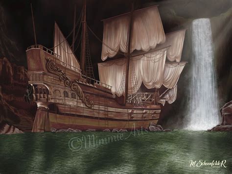 Pirate Ship From Goonies Artwork