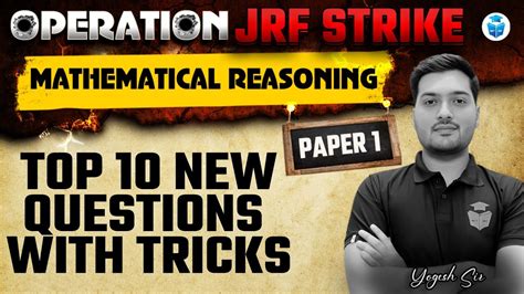 Ugc Net Paper 1 Mathematical Reasoning Important Mcqs Ugc Net Paper 1 By Yogesh Sir Jrfadda