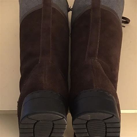 Clarks Women Brown Suede Tall Knee High Boots Are In Depop
