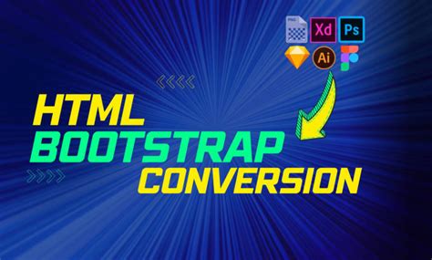 Convert Png Figma Xd Ai Sketch Psd To Html Css Bootstrap