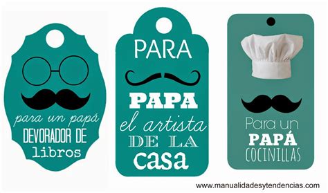 Imprimibles Para El Día Del Padre Manualidades Decoración Aficiones