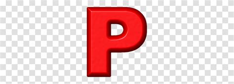 Presentation Alphabets Red Refrigerator Magnet P Number Mailbox