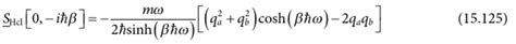 free particle density matrix and partition function