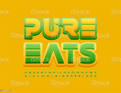 벡터 건강 개념 순수 현대 창조적 인 알파벳 문자와 숫자 세트와 함께 먹는다 0명에 대한 스톡 벡터 아트 및 기타 이미지 0명 개념 건강한 생활방식 Istock