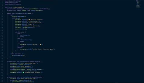 100daysofcode Java Cybersecurity Encryption Passwordmanager