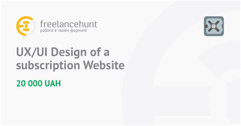 Ux Ui Design Of A Subscription Website • Freelance Job In Interface Design Ui Ux Posted