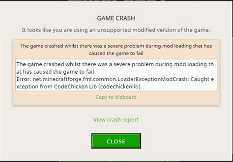 Codechickenlib Crashes · Issue 244 · Thecbprojectcodechickenlib · Github