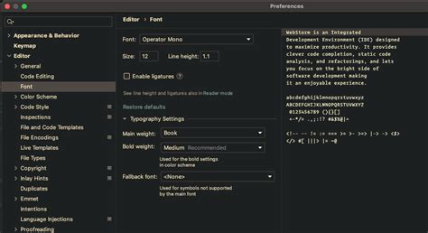 Css How To Use Italicbold Version Of Installed Font On Webstormatom In Mac Stack Overflow