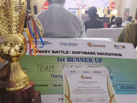 hackathon ai innovation teamwork binarybattle genques rntu