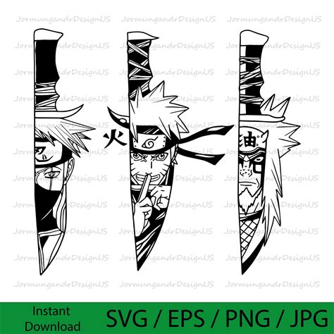 Anime Svg Kakoshi Svg Naturo Svg Sensei Svg Manga SVG Japanese SVG Cutting Files For The