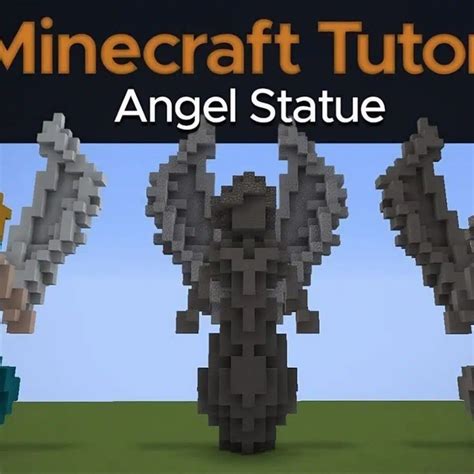 The Best Minecraft House Ideas Stunning Angel Statue Minecraft