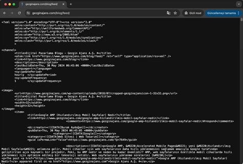 WordPress RSS Feed Nedir Gezgin Ajans A Ş
