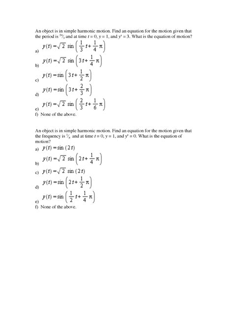 Solved An Object Is In Simple Harmonic Motion Find An Chegg