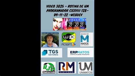 Video 3825 Rotina De Um Programador Cxxviii 128 09 11 22 Webdev