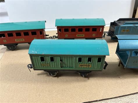 Merkur Lokomotiva Albatros Vlak Tendr Vagónky Hračka Aukro