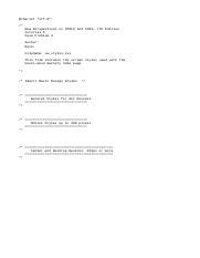 Cw Styles Txt Css Charset Utf New Perspectives On HTML And CSS Th Edition Tutorial