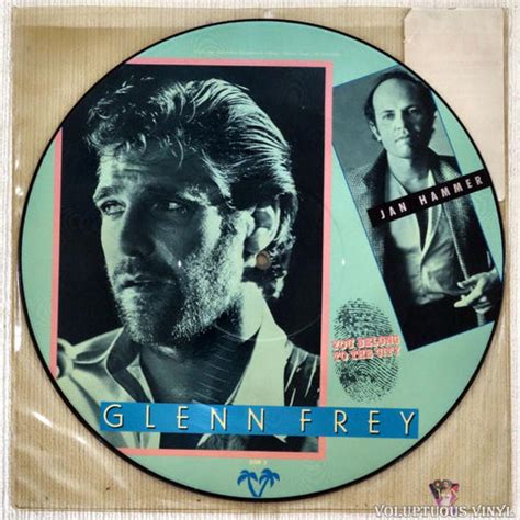 Jan Hammer Glenn Frey Miami Vice Theme You Belong To The City Vinyl 12 Single