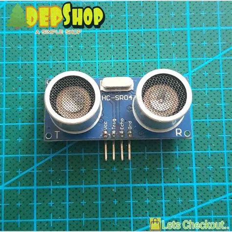Jual Sensor Ultrasonik HC SR04 Ultrasonic Sensor Shopee Indonesia