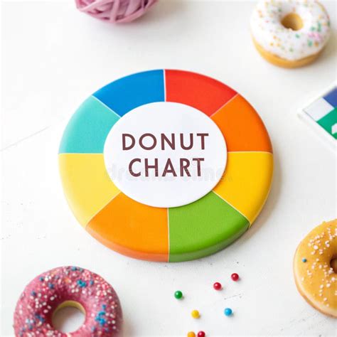 Donut Chart Isolated On White Background Stock Illustration Illustration Of Financial
