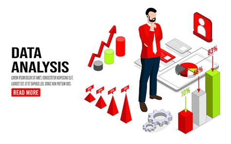 데이터 센터 시스템에서 빅 데이터베이스로 작업하는 비즈니스 분석 프로세스 개발에 대한 스톡 벡터 아트 및 기타 이미지 개발