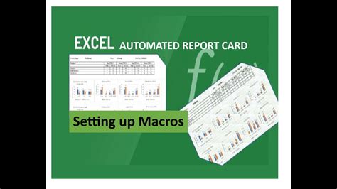Setting Up Macros Automated Report Card Youtube