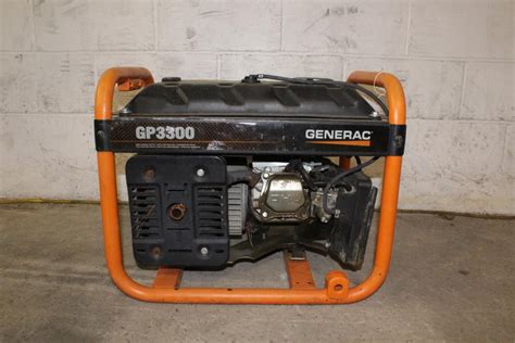 Generac Gas Powered Generator Property Room
