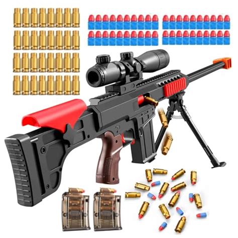 Kyliandi Soft Bullet Toy Gun Sniper Rifle With Scope Realistic Want