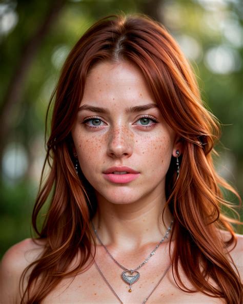 Portrait Of A Stunning Ginger Girl With Freckles By Allureandfire On Deviantart