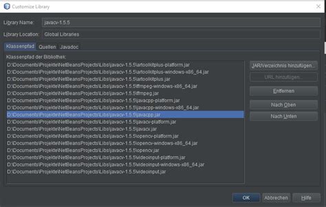 Cannot Open Local Webcam On Netbeans Javafx 8 Project · Issue 1618