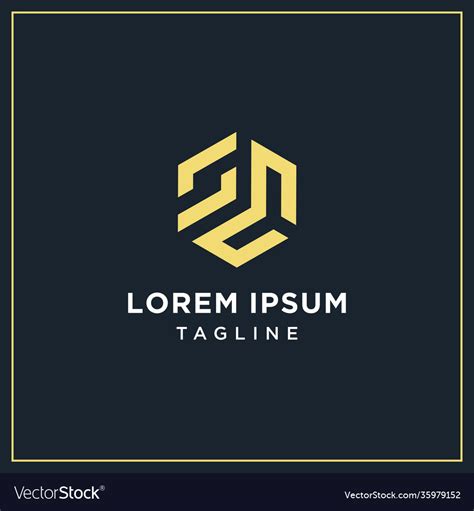 Se Hexagon Logo Royalty Free Vector Image VectorStock