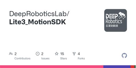 GitHub DeepRoboticsLab Lite MotionSDK
