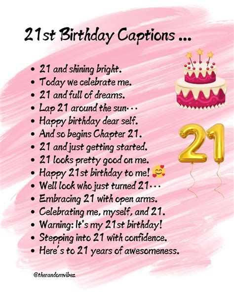 My 21st Birthday Quotes