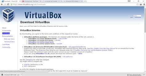 Vinay Salvi Installed Virtualbox On Windows 10