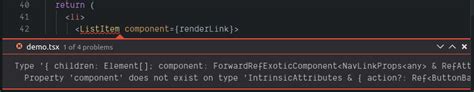 Listitem Property Component Does Not Exist On Type · Issue 17645