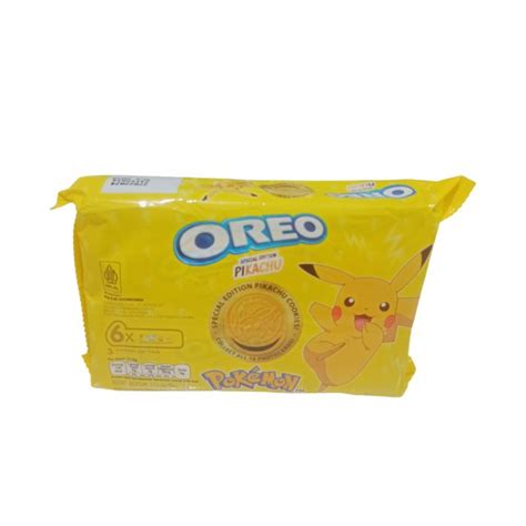 Oreo Pokemon Pikachu Chocolate And Banana Flavor 165gr Shopee Philippines
