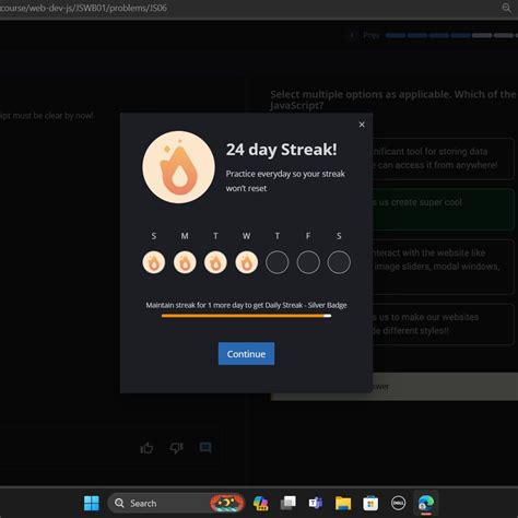 aryan barde on linkedin 30daysofcodechef javascript consistency