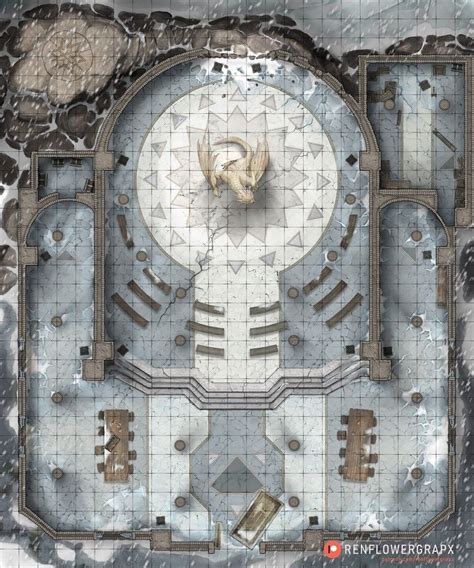 Fantasy City Map Ren Renflowergrapx Patreon Dnd Frozen Dungeon