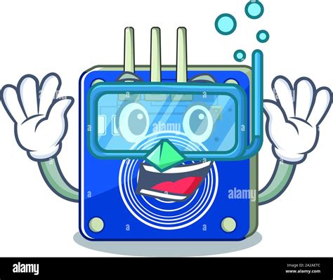 Diving Touch Sensor With The Cartoon Shape Stock Vector Image And Art Alamy