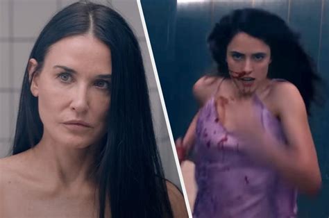 Demi Moore And Margaret Qualley Talk Brutal The Substance Shoot