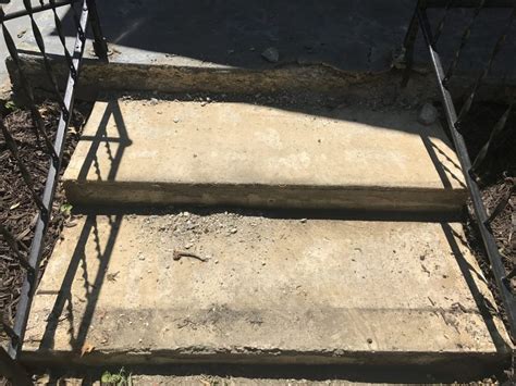 Patching Concrete Steps Our Front Step Transformation Small Stuff Counts
