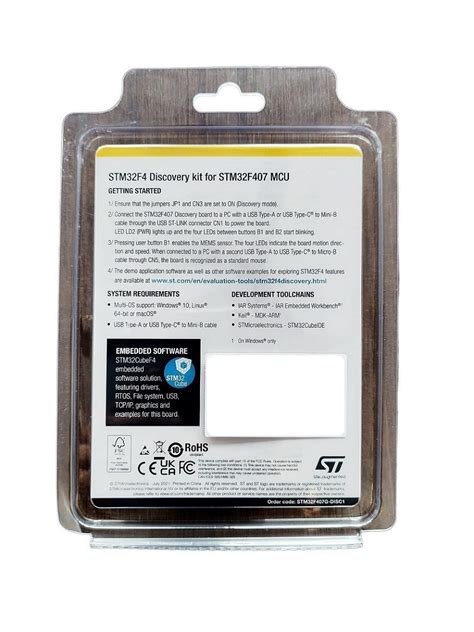 Buy Stm32f407g Disc1 Discovery Kit Online At