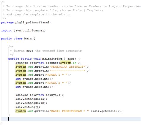 Tutorial Membuat Program Di Java Netbeans Materi 12 Polimorfisme