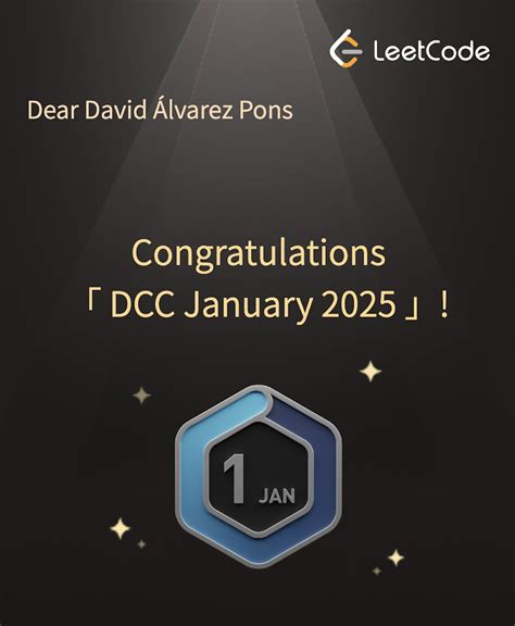 david Álvarez pons on linkedin leetcode dailycodingchallenge